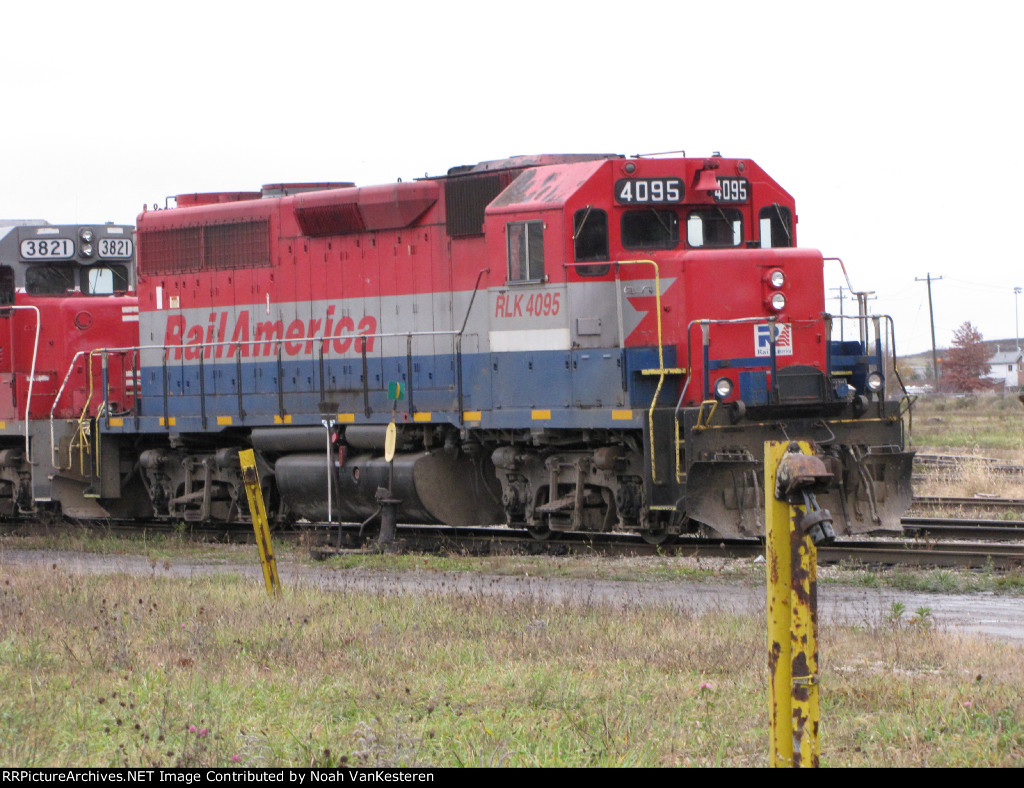 RLK 4095 just finished getting fueled up.